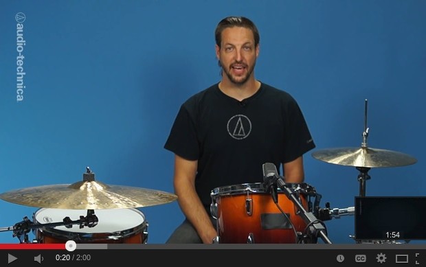 WATCH: Tips for Miking Your Toms From Audio-Technica | Performer Mag