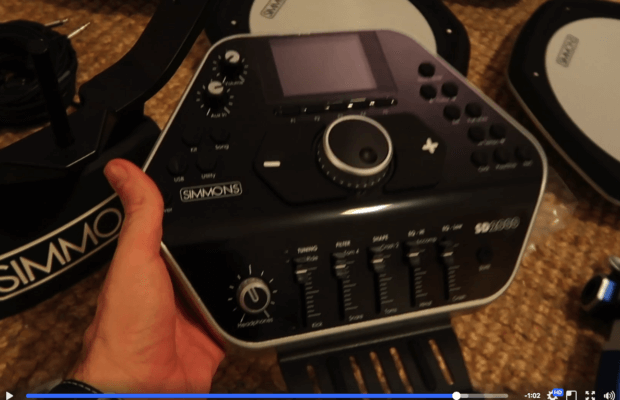 [VIDEO] Unboxing the Simmons SD2000 Electronic Drum Kit | Performer Mag