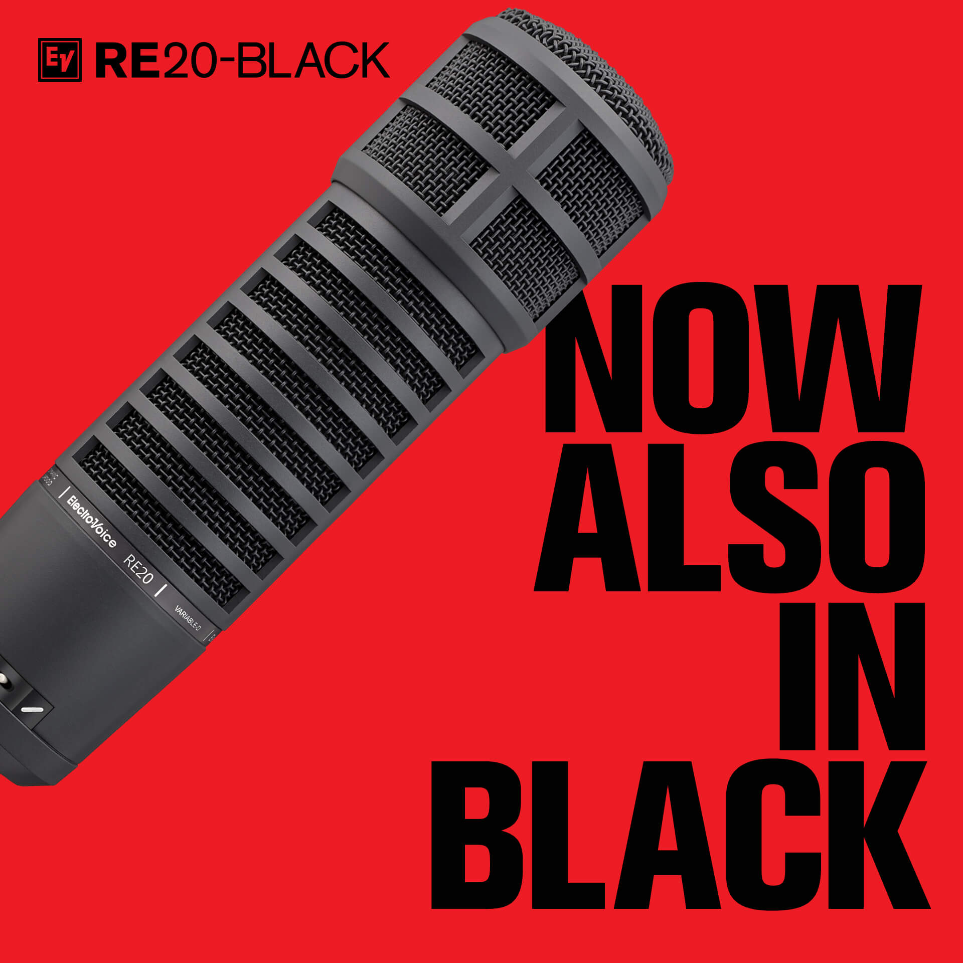 Enter to Win an Electro-Voice RE20-BLACK Microphone | Performer Mag